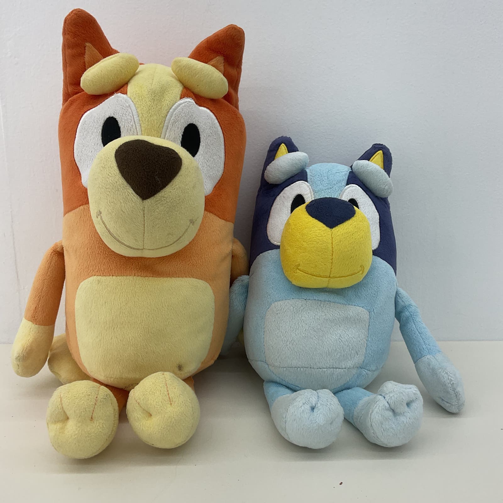 Bluey Cartoon Character Blue Brown Dog Plush Dolls Stuffed Animals Toys ...