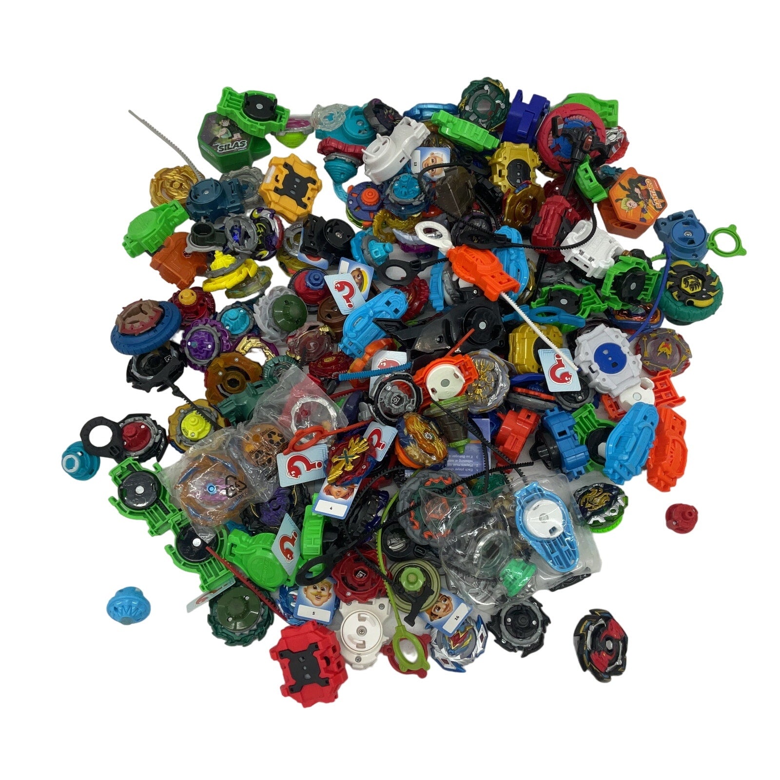 Preowned Beyblades Action Figure Collection 10 lbs LOT Toy Figures ...