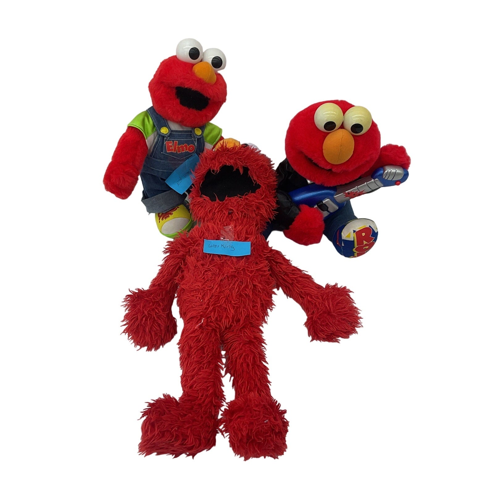 Preowned Mixed LOT 6lb Sesame Street Elmo Plush Dolls Interactive Toys ...