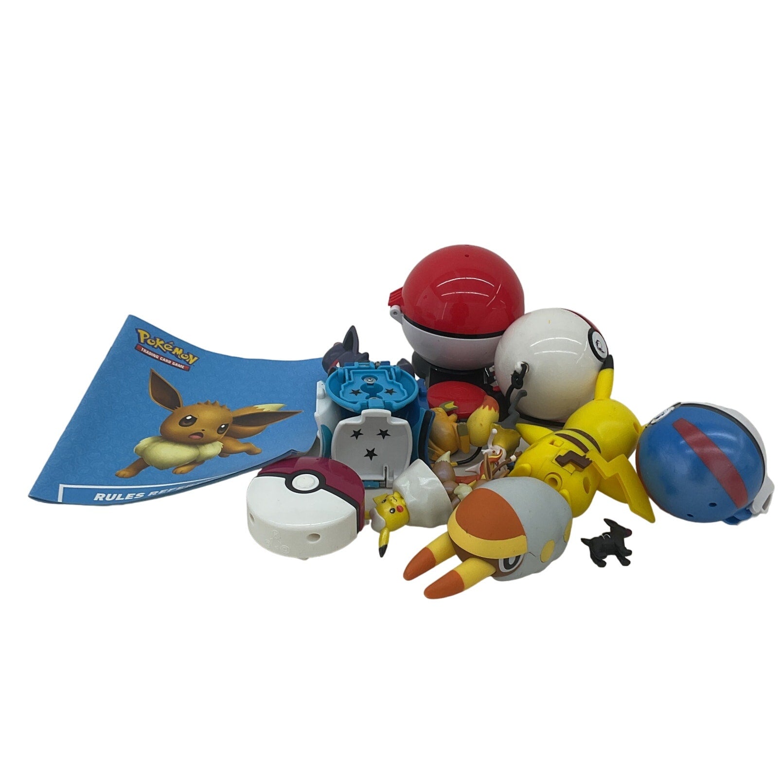 Preowned Pokemon Pikachu Ball Plastic Action Figure Toy Lot - Warehouse ...